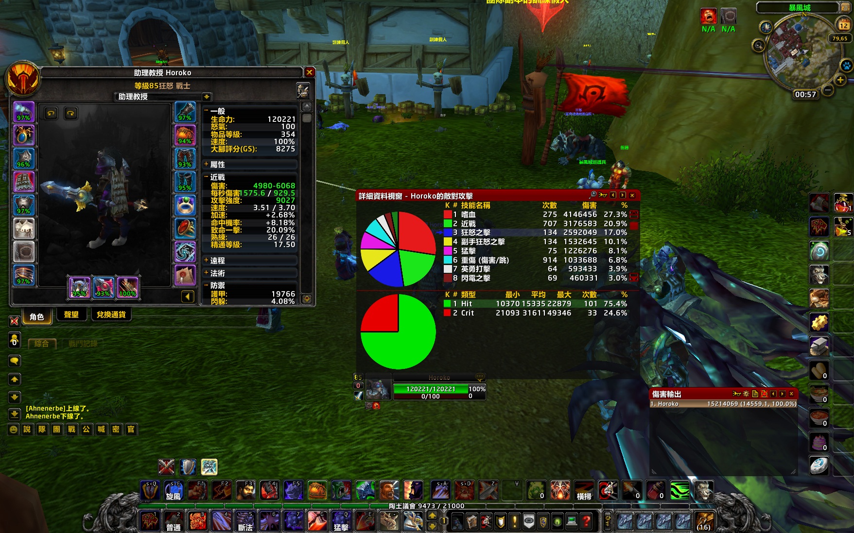 [CTM输出][4.06]泰坦狂暴战输出木桩，8%命中宏输出实测 NGA玩家社区