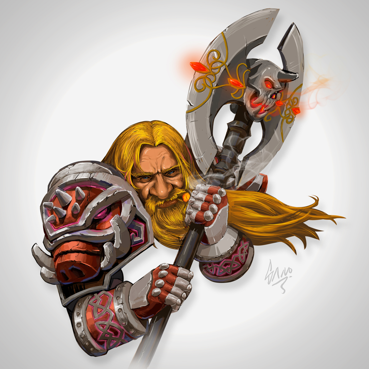 [新手求调教]矮子战士/第一次用板子上色，从TBC上到CTM NGA玩家社区