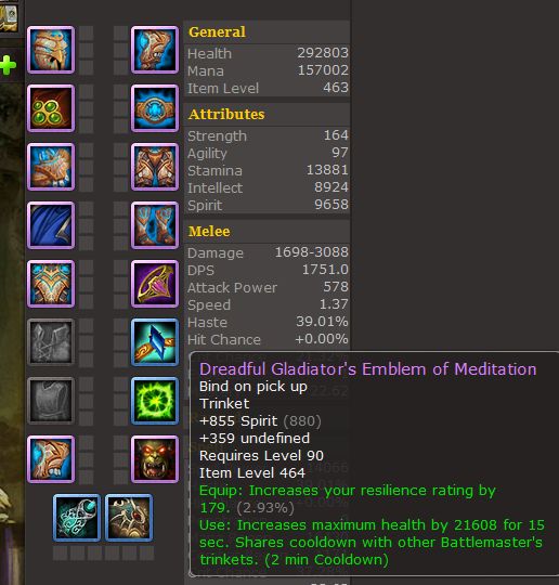 [MOP] 关于奶骑的启发雕文在前期的作用 NGA玩家社区