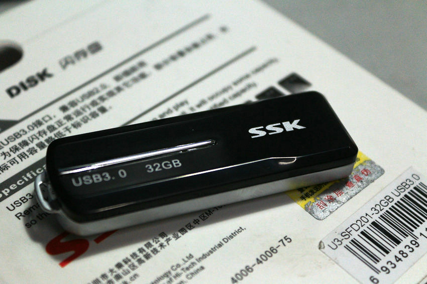 [作业贴] 89元的平民之选——飚王(SSK)锐锋 USB3.0 32G U盘(SFD201) 试用分享。银灿IS903+Intel 双通道MLC。 NGA玩家社区
