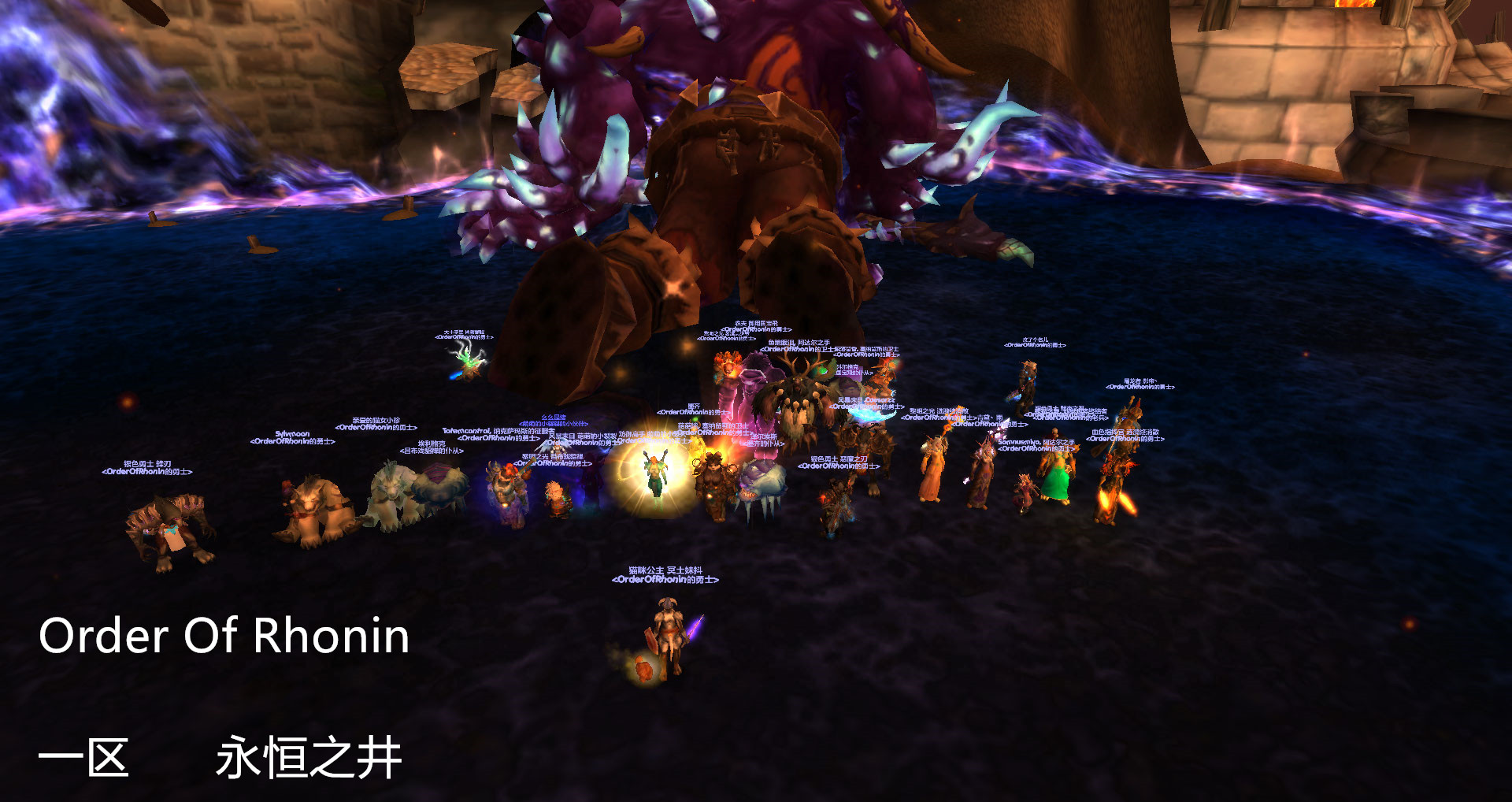 [MOP][一区][永恒之井][联盟][Order Of Rhonin][25人模式]千钧一发：加尔鲁什·地狱咆哮[2014.01.03] NGA玩家社区