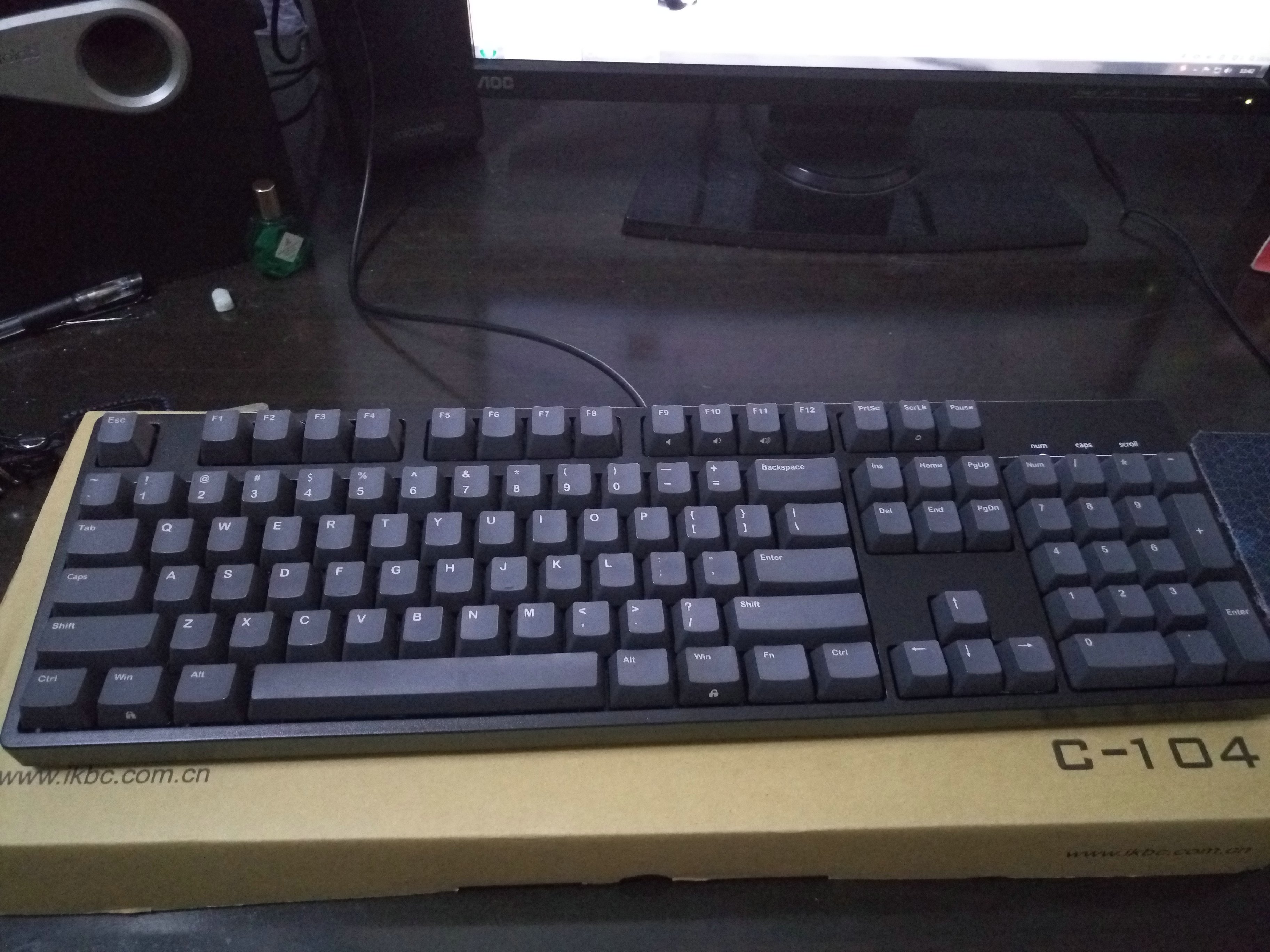 [作业贴] 楼主的IKBC C104到手了，发点图！ NGA玩家社区