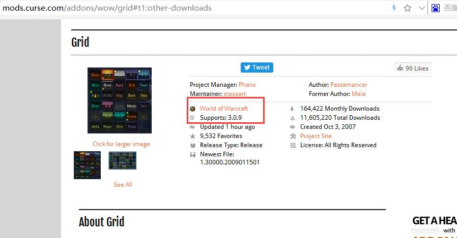 [教程] 友情提醒，千万别用curse更新Grid插件，估计Grid插件制作组已经集体穿越了。。 NGA玩家社区