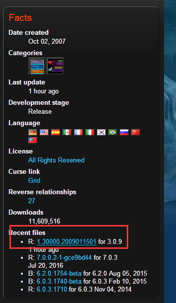 [教程] 友情提醒，千万别用curse更新Grid插件，估计Grid插件制作组已经集体穿越了。。 NGA玩家社区