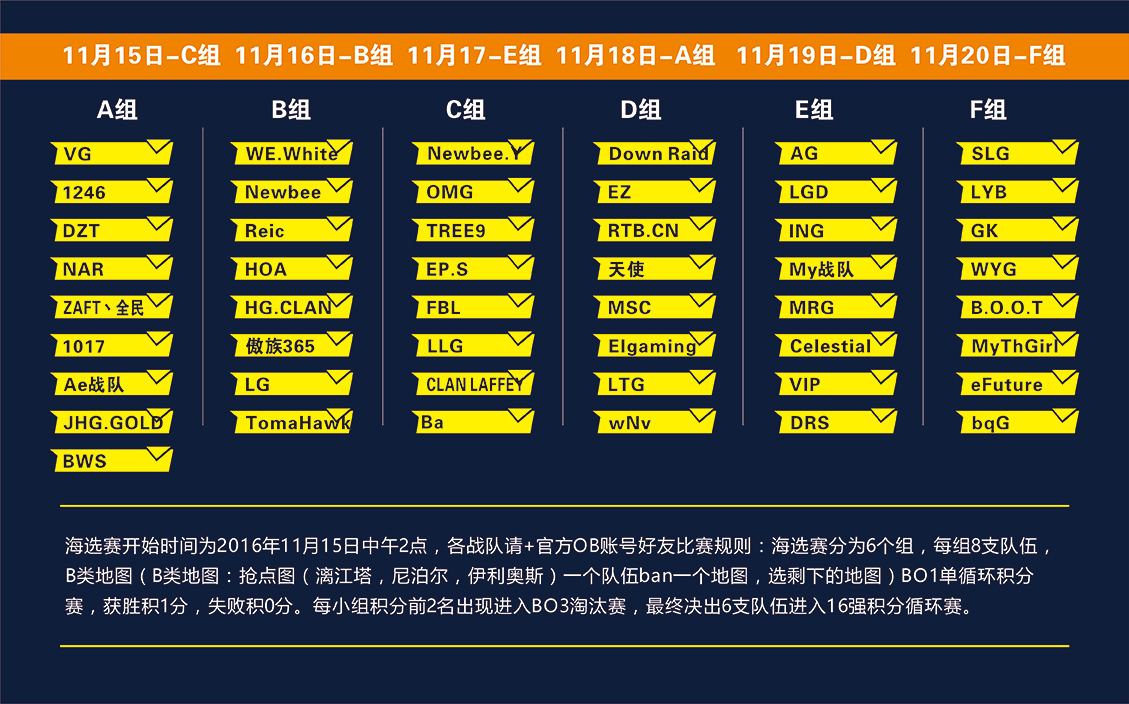 [赛事] CEGM冬季赛参赛队伍揭晓 NGA玩家社区