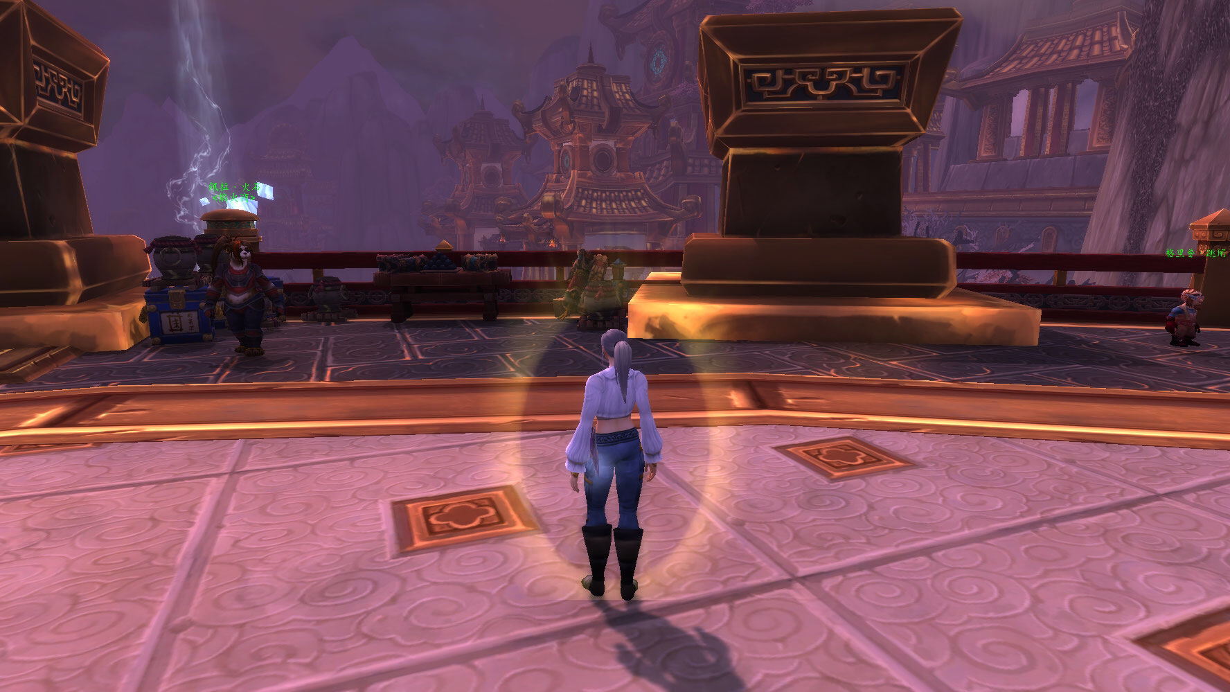 白衬衫牛仔裤过圣诞和NPC美眉来个合影留念 NGA玩家社区