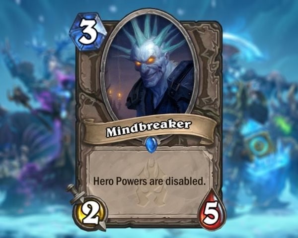 [新卡讨论] Mindbreaker“摧心者” 中立稀有 3/2/5 在场时双方都不能使用英雄技能 NGA玩家社区