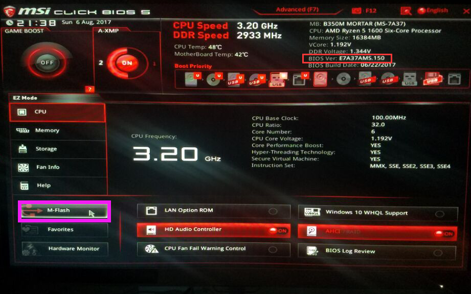 微星系AMD主板更新BIOS教程(重置BIOS稍后发出) , PC软硬件论坛 [f334] NGA玩家社区