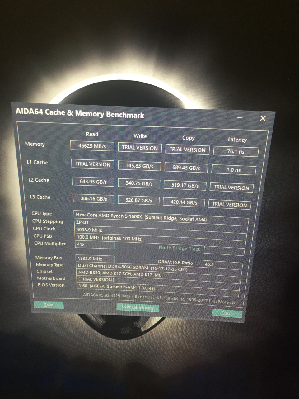 船条D4 双通道16G 3200频率aida64跑分有问题 NGA玩家社区