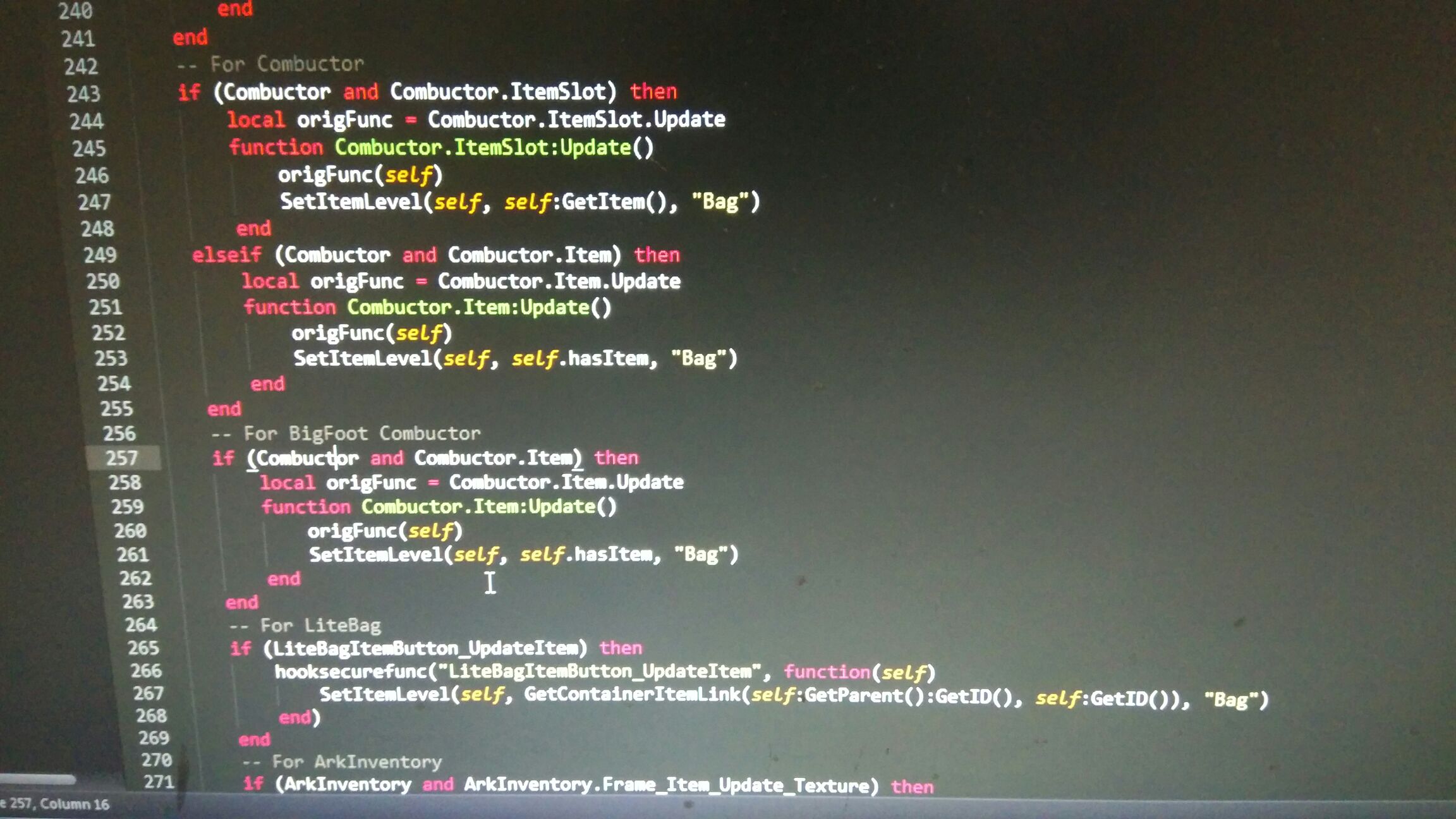 [插件修改]通过修改TinyInspect使其支持大脚背包整理(作者已集成，不用修改了) NGA玩家社区