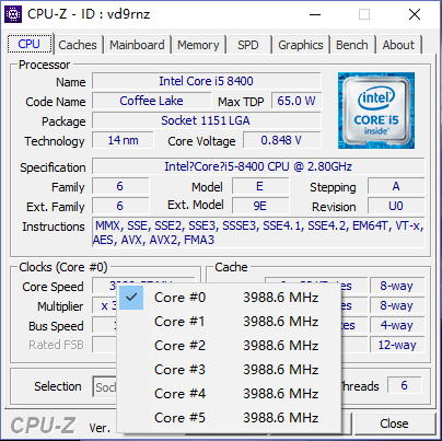 i5 8400超外频小试 NGA玩家社区