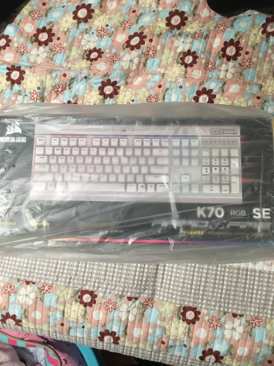 海盗船k70 se，rgb 银轴，白色pbt键帽，银色键盘 NGA玩家社区