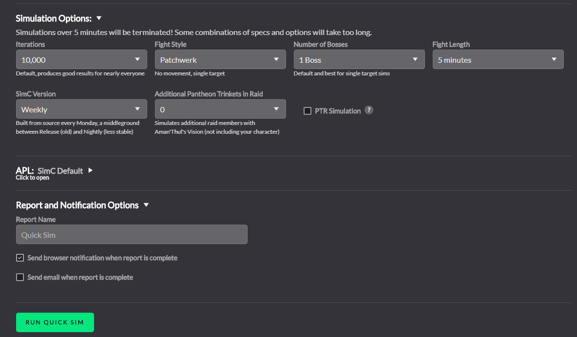 给大家安利一个跑模拟的网站Raidbots(附最新simc插件) 178