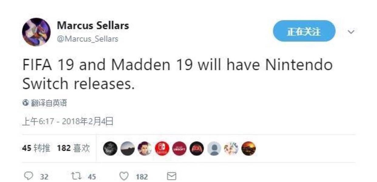[NS] 《FIFA19》和《Madden19》(麦登橄榄球)均将发售Switch版 NGA玩家社区