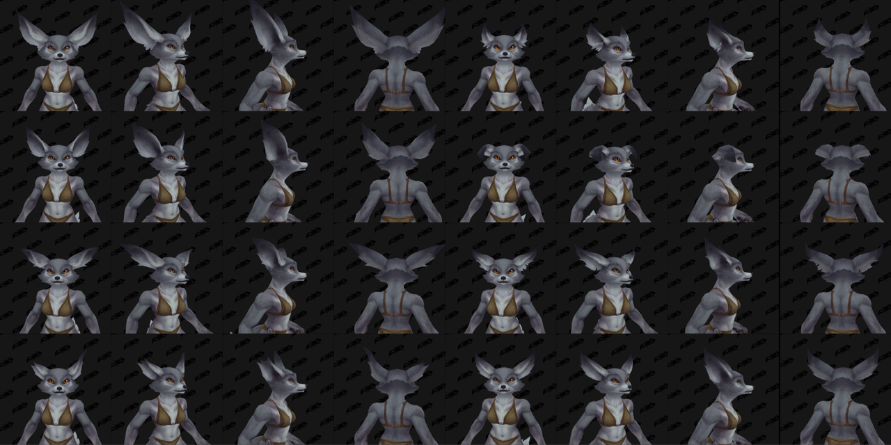 [8.0Alpha]狐人(暂非可选种族)定制选项预览 NGA玩家社区