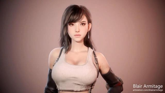 [FF7][举手提问]这个画风不太一样的蒂法(？)的出处是啥？ NGA玩家社区