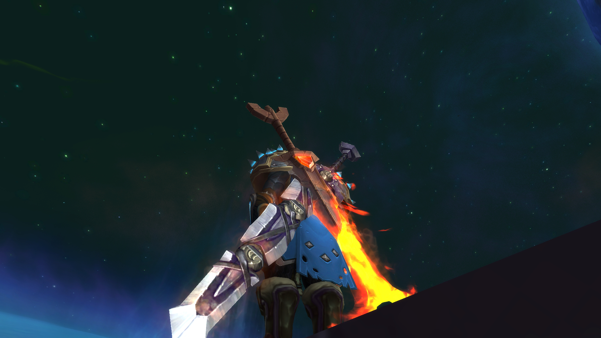 用虫洞传送到这了这地方，魔兽世界的星空其实挺美的！ NGA玩家社区