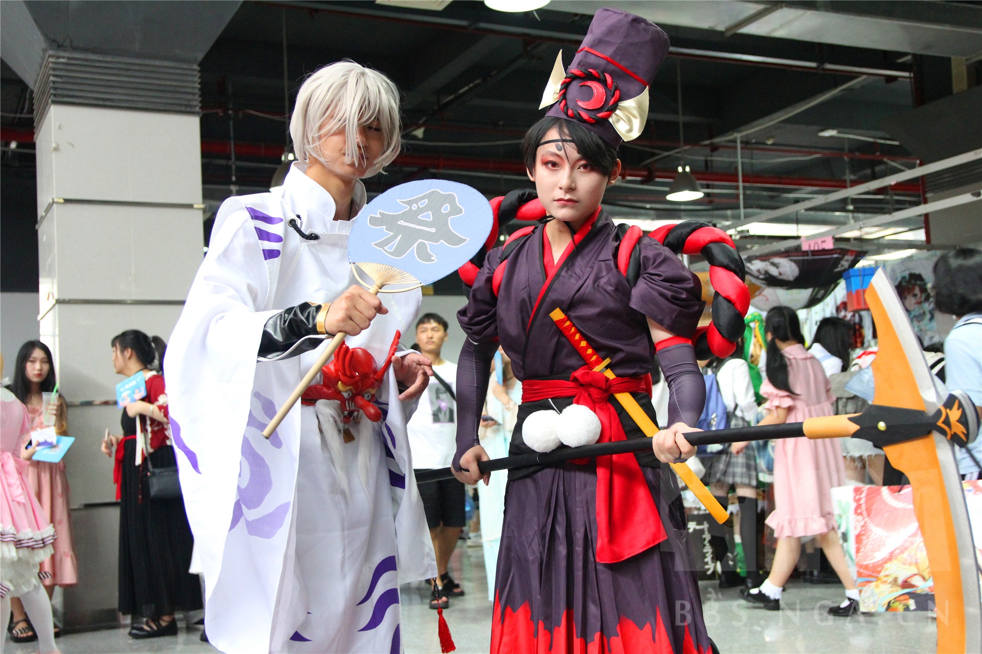 [76P]长沙acc漫展现场第一天：漂亮的花鸟小姐姐，鬼使黑偶遇鬼使白，草爹大战天狗，岛田dva乱入 NGA玩家社区