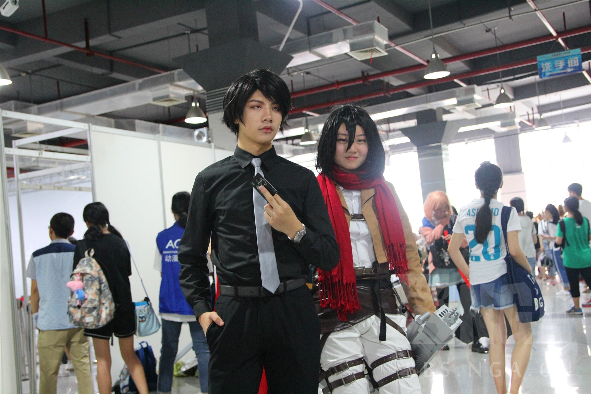 [76P]长沙acc漫展现场第一天：漂亮的花鸟小姐姐，鬼使黑偶遇鬼使白，草爹大战天狗，岛田dva乱入 NGA玩家社区