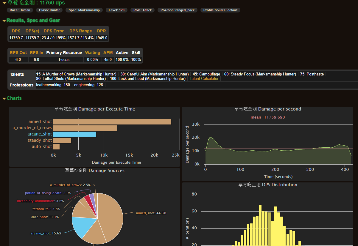 [数理研究] [PVE] SIMC进阶使用指南，如何用SIMC模拟我想要的手法，附输出代码优化案例(补充兽王SIMC语句优化，比较弹幕优劣 ...