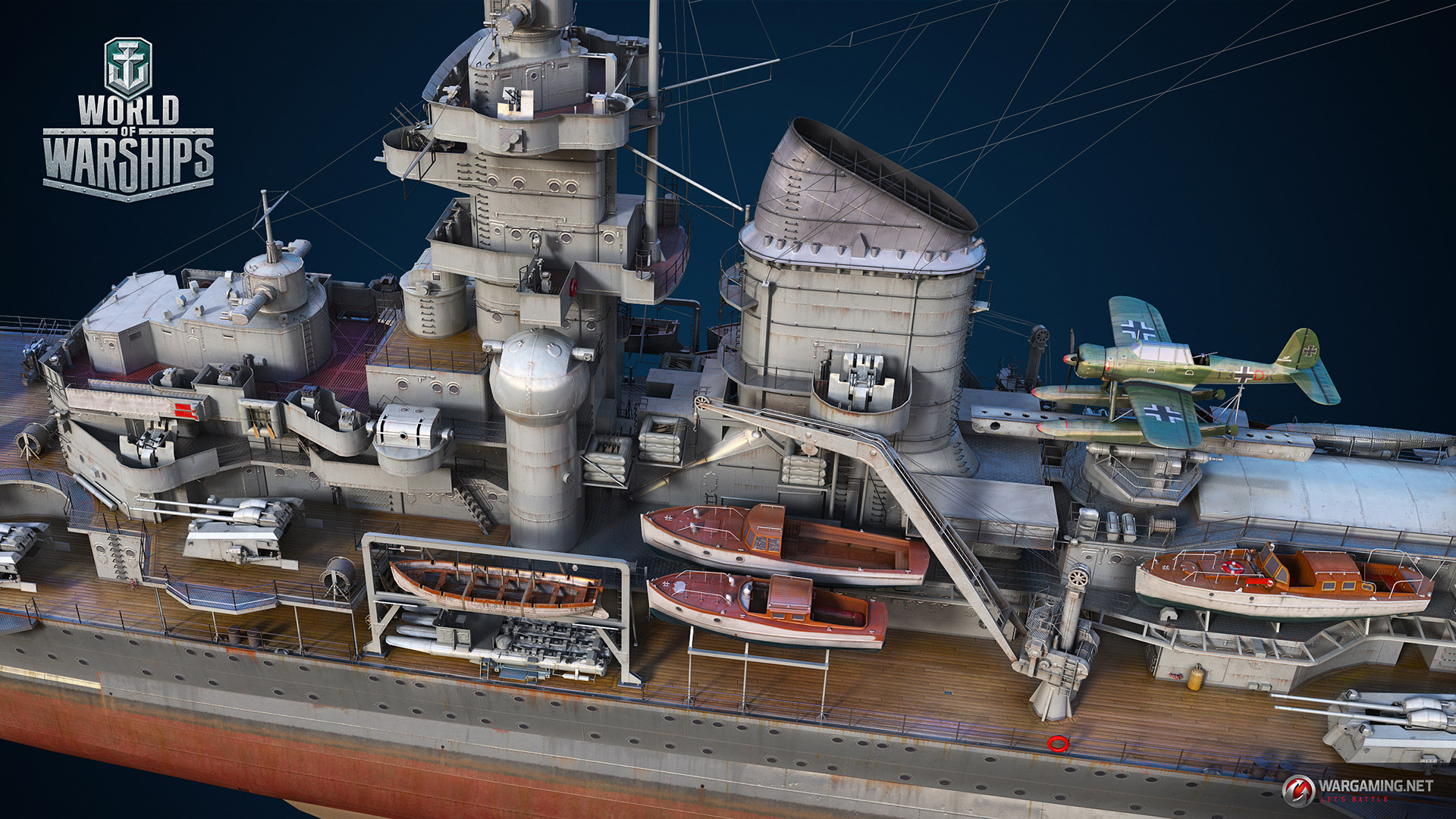 [WoWS周边] [官方科普] 图纸舰艇：巡洋舰 兴登堡 NGA玩家社区