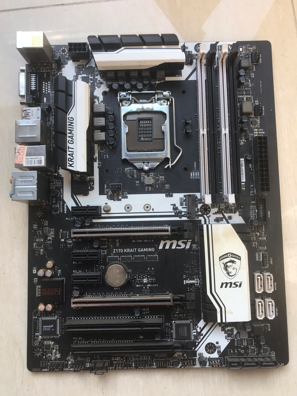 [电脑硬件]微星z170 krait gaming NGA玩家社区