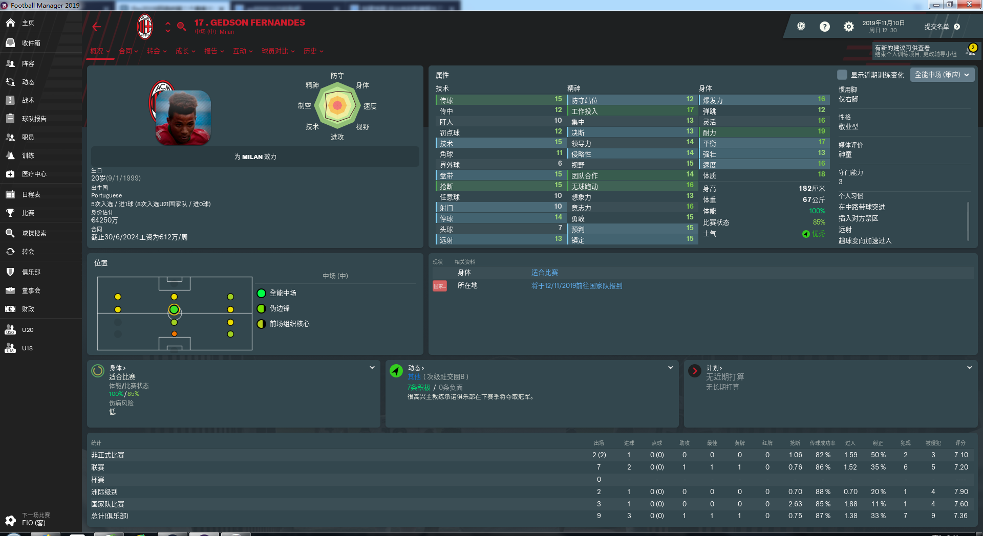 [fm2019]阿森纳第二个赛季求推荐一个中场 NGA玩家社区