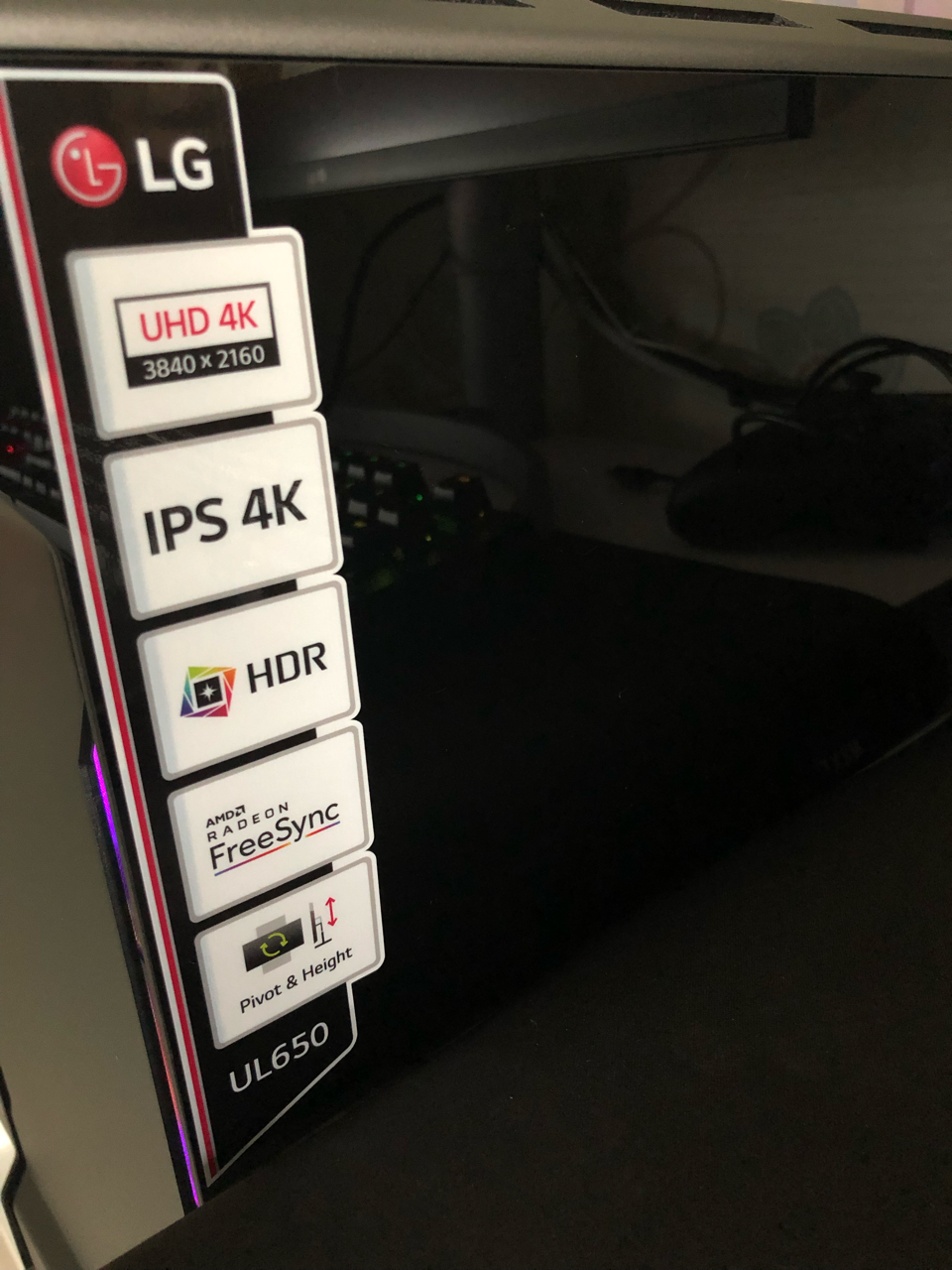 LG 27UL650 开箱 4K LGD IPS 60hz Freesync (Gsync) NGA玩家社区