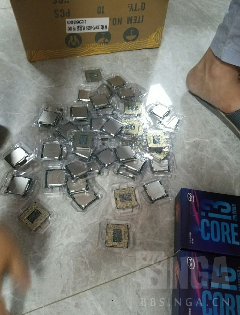 某宝销量第一的9600K英文盒装是不是华强北盒装？ NGA玩家社区