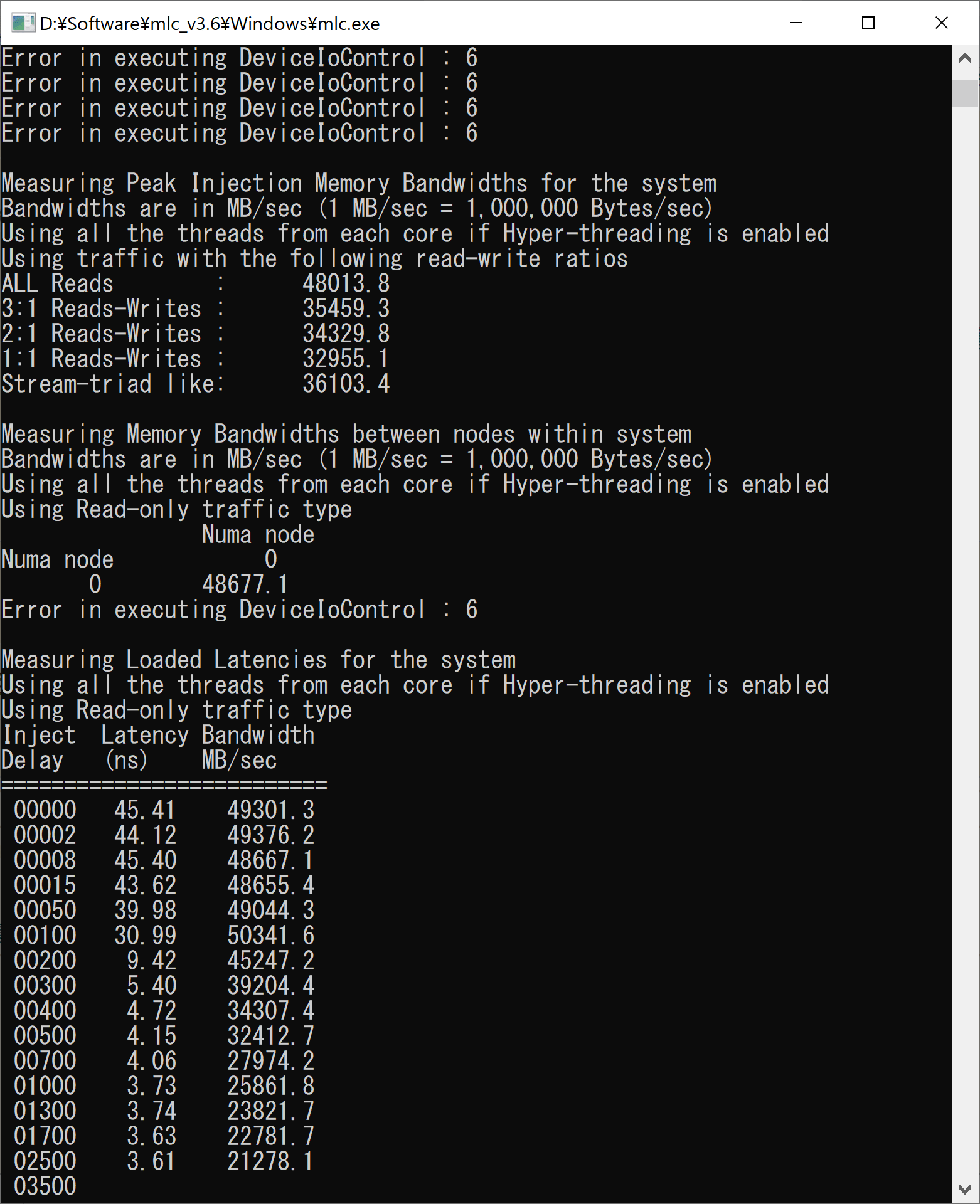 内存时序对于Intel Memory Latency Checker跑分影响的观察记录 NGA玩家社区