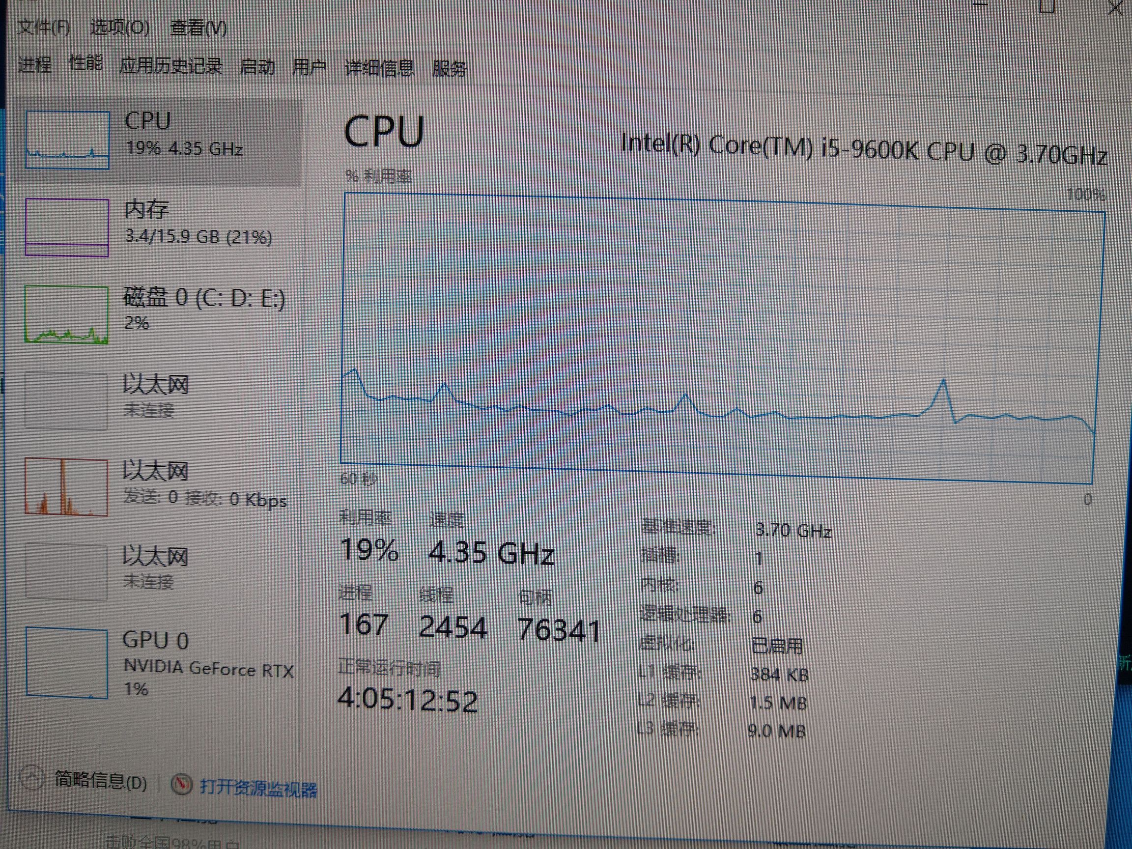 9600K 如何睿频到4.6？ NGA玩家社区