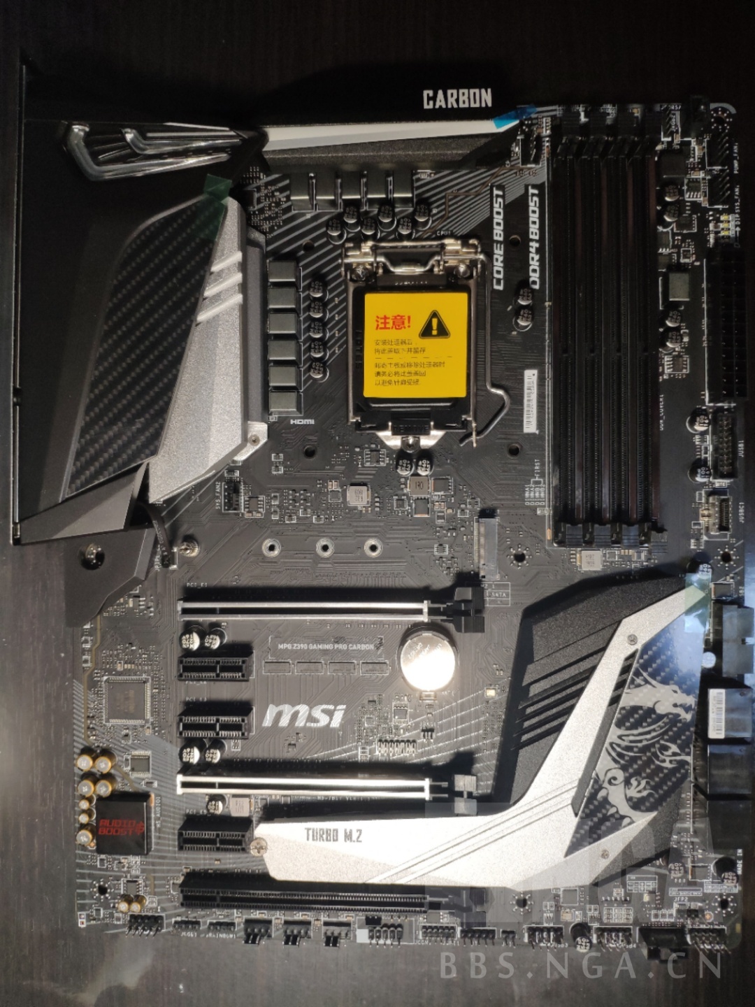 [作业贴]6.1大玩具9600k+2080，以及微星Z390暗黑加装M.2网卡实战 NGA玩家社区