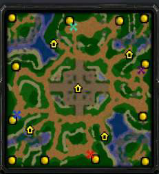 经典WAR3官方对战图盘点 178