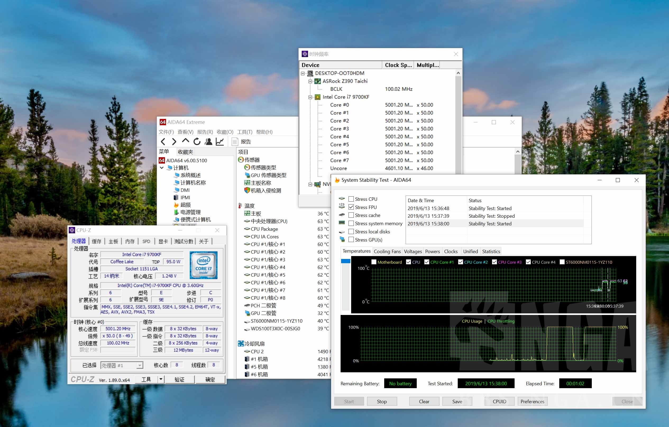 2700x 9700kf 单烤FPU温度对比 NGA玩家社区