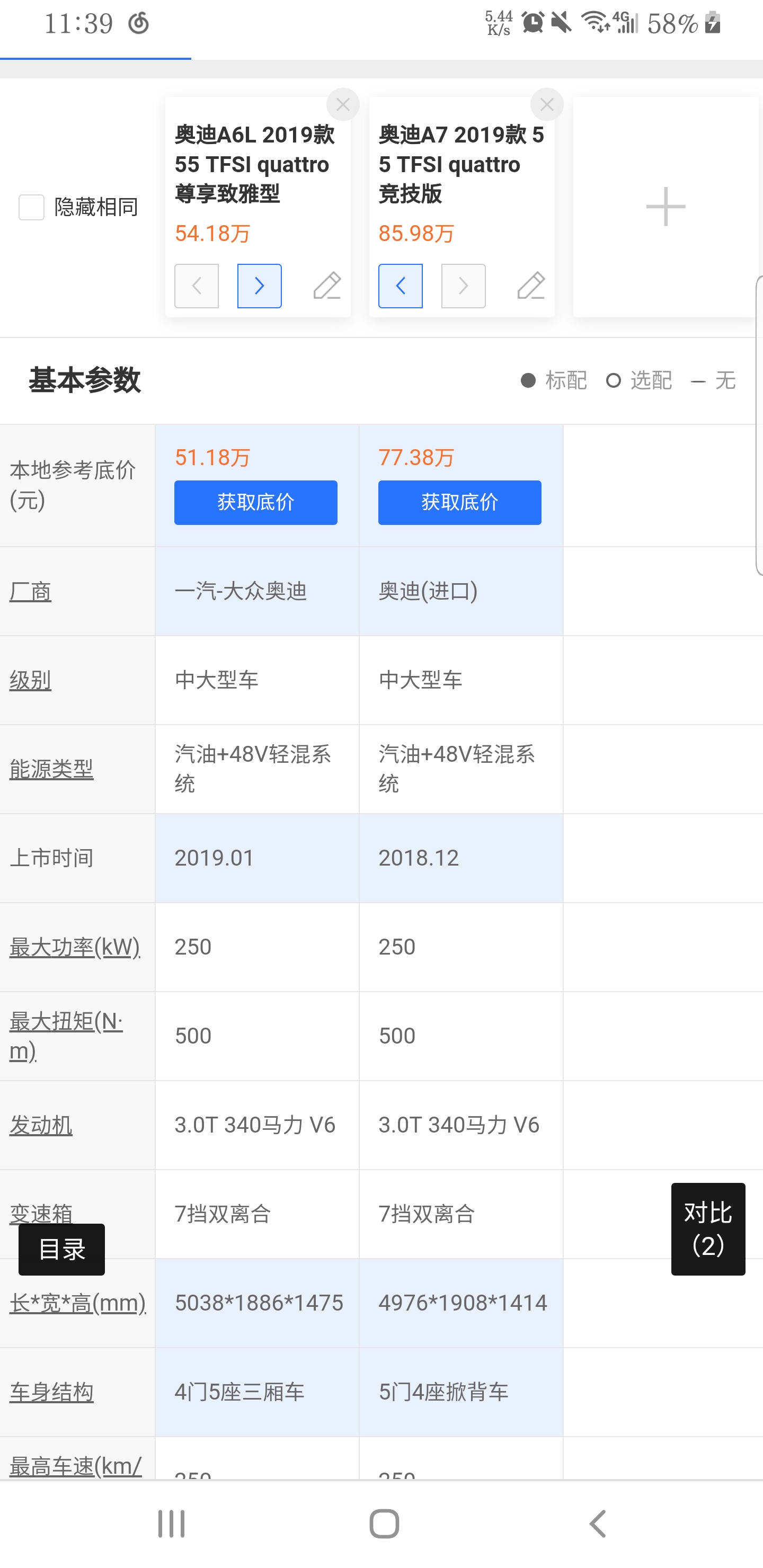 a6和a7区别就是壳子和进口？ NGA玩家社区