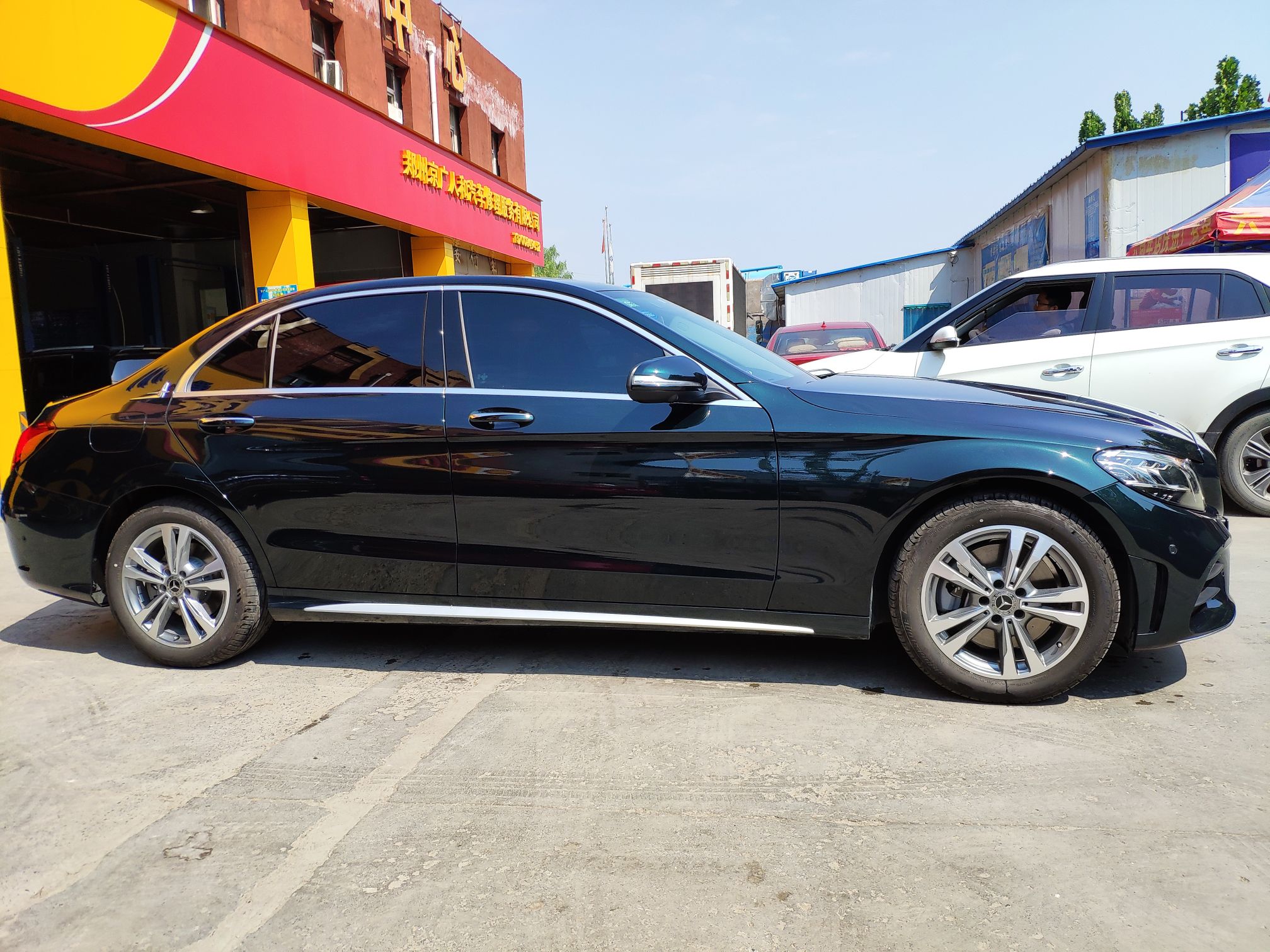 奔驰C260的祖母石绿怎么样啊 178