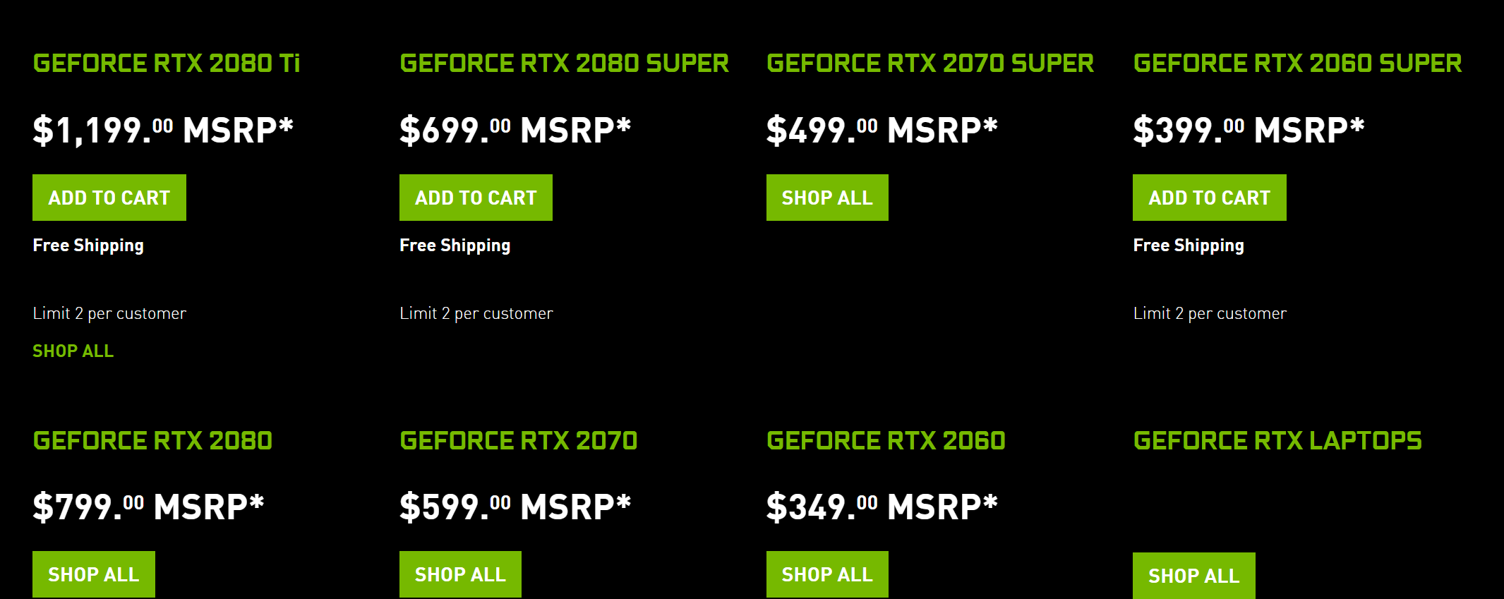 2080super公版在英伟达官网上了。 NGA玩家社区