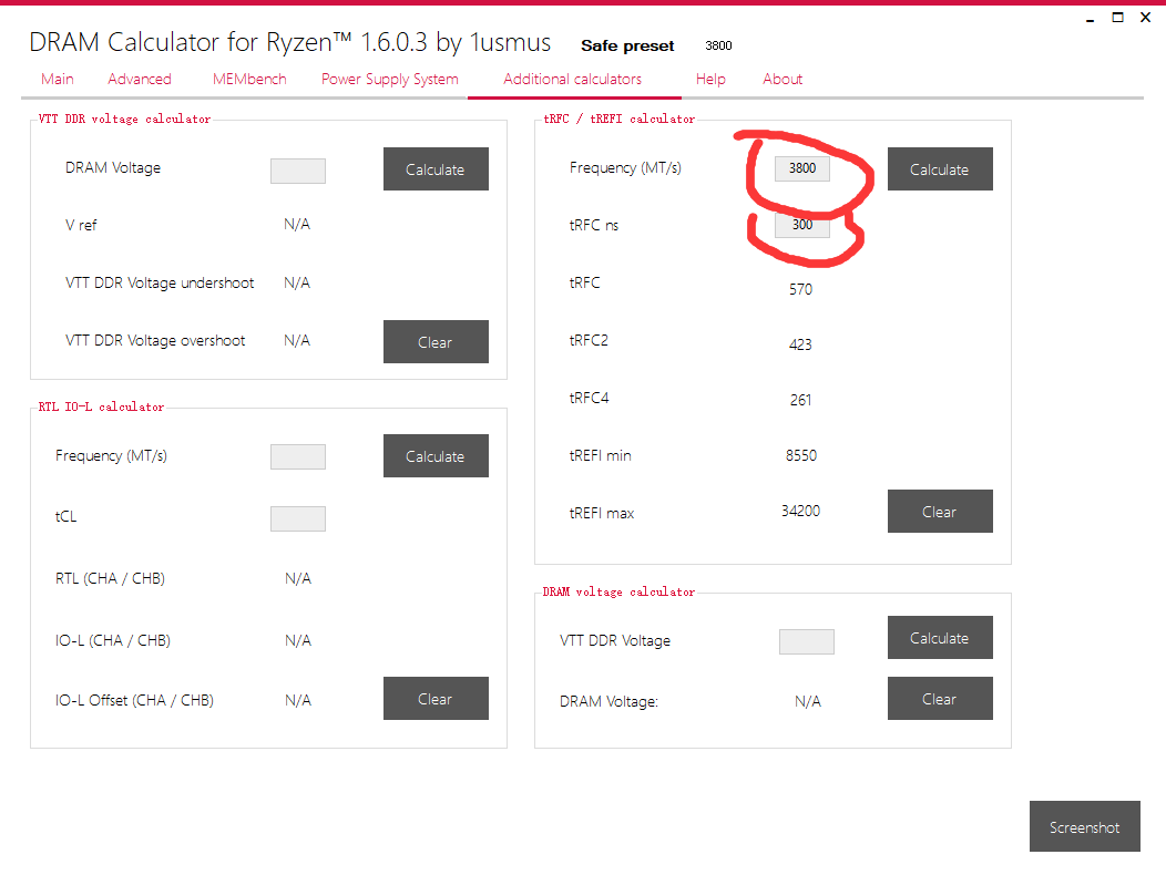 锐龙内存计算器的trfc选项如何填入微星BIOS？ 178