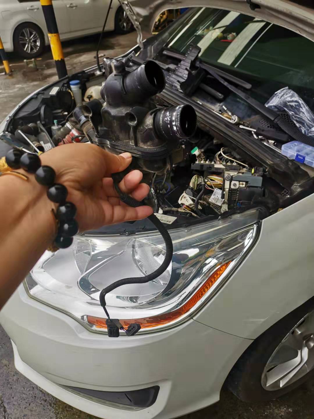 油水混动c4L……节温器(出水室)换掉了 NGA玩家社区