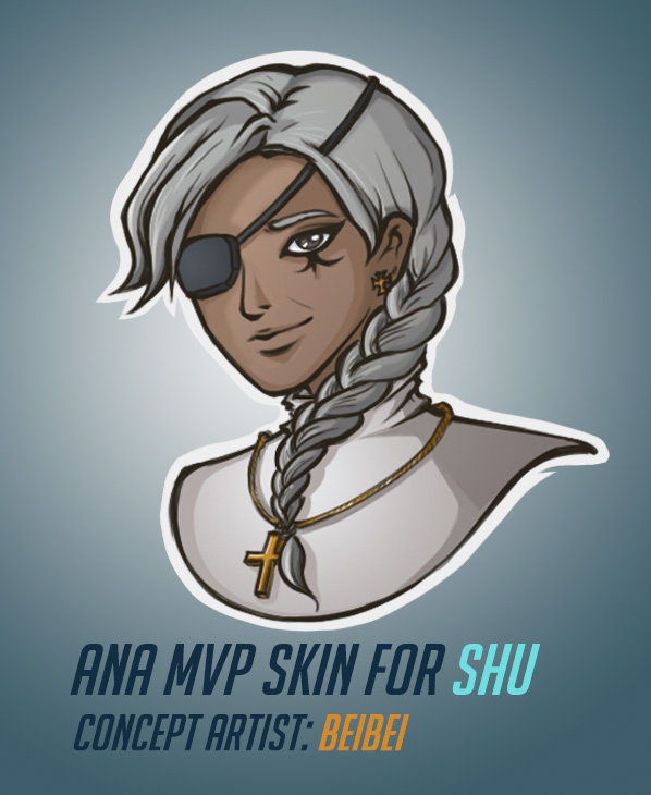 [命题绘] [守望先锋联赛MVP皮肤设计行动]--[SHU-神职人员安娜] NGA玩家社区