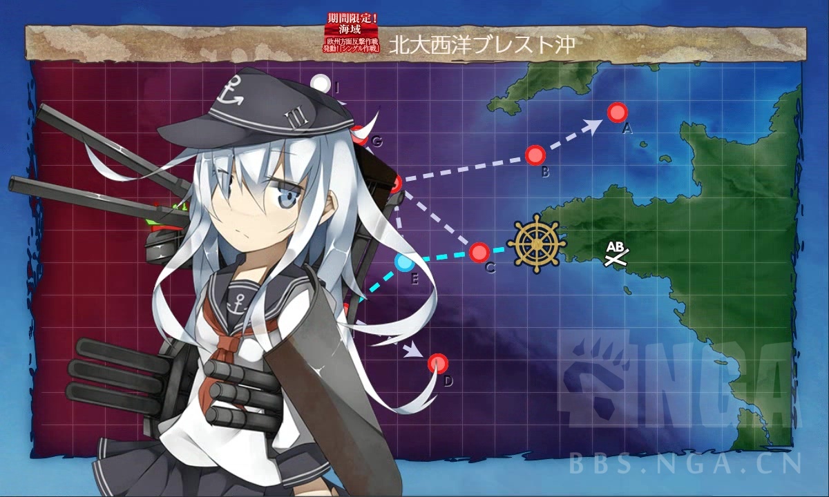 [舰colle] E3P2斩杀响双旗舰一把搞定，活动圆满 附斩杀配置[目标达成活动血条全旗舰响斩杀] 178