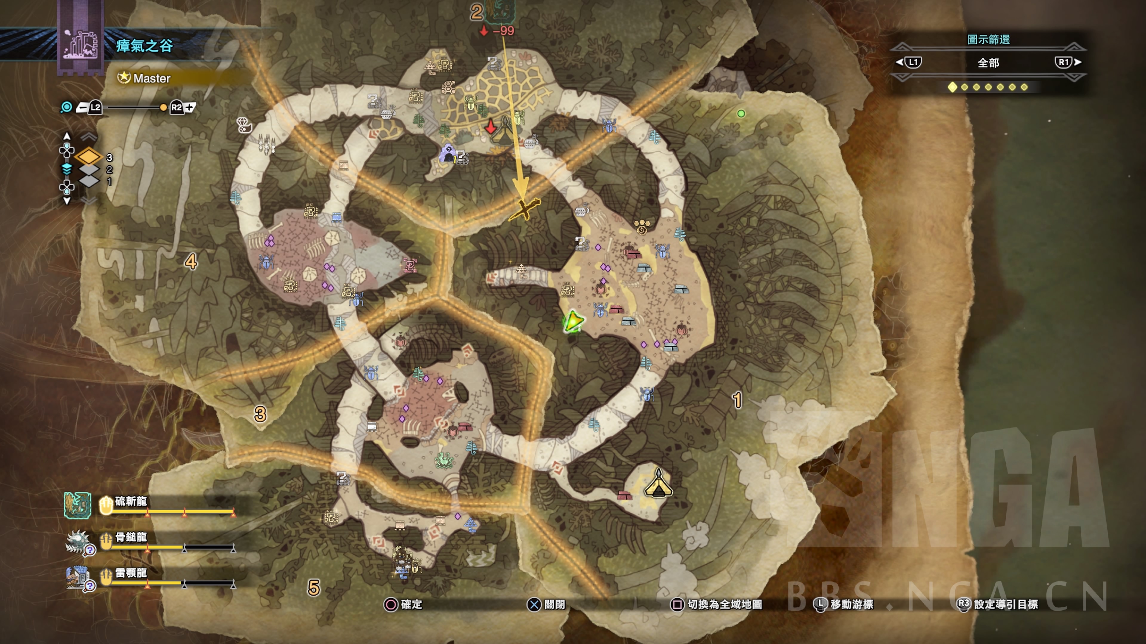 [MHWI] 60处宝物位置图文详解(解锁奖杯)图多流量党注意！附有冰原爬墙小技巧 178