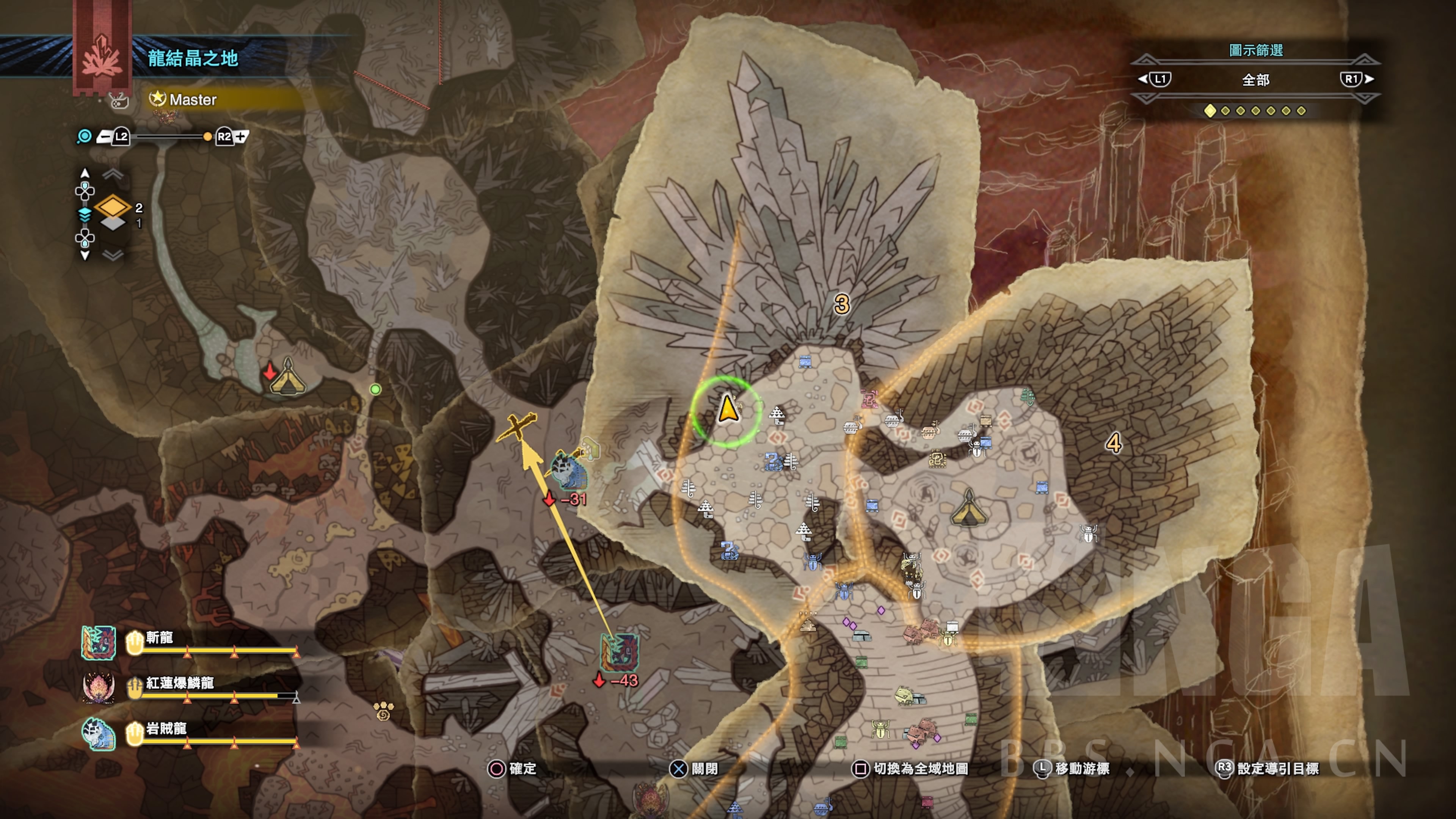 [MHWI] 60处宝物位置图文详解(解锁奖杯)图多流量党注意！附有冰原爬墙小技巧 178