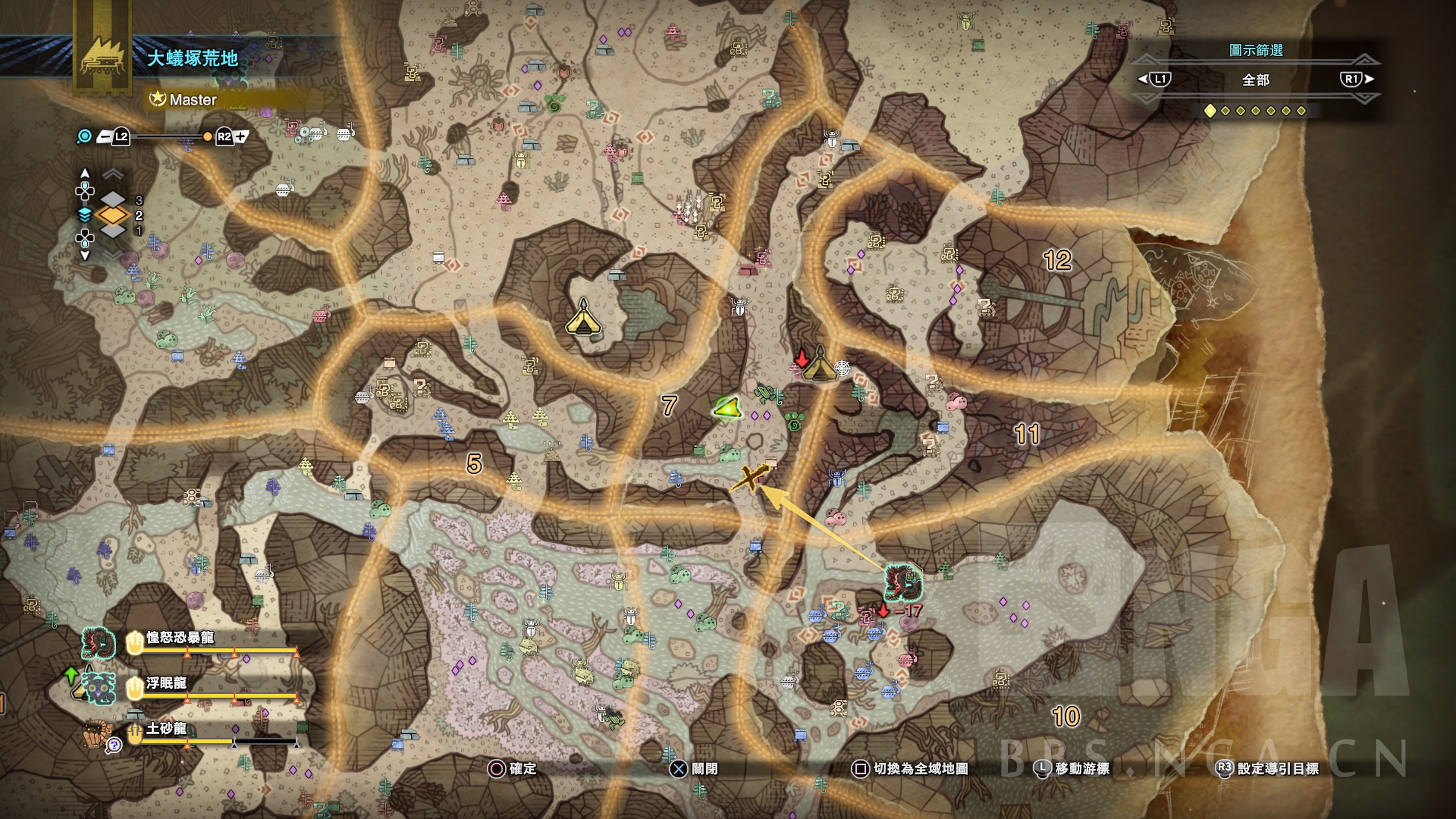 [MHWI] 60处宝物位置图文详解(解锁奖杯)图多流量党注意！附有冰原爬墙小技巧 178