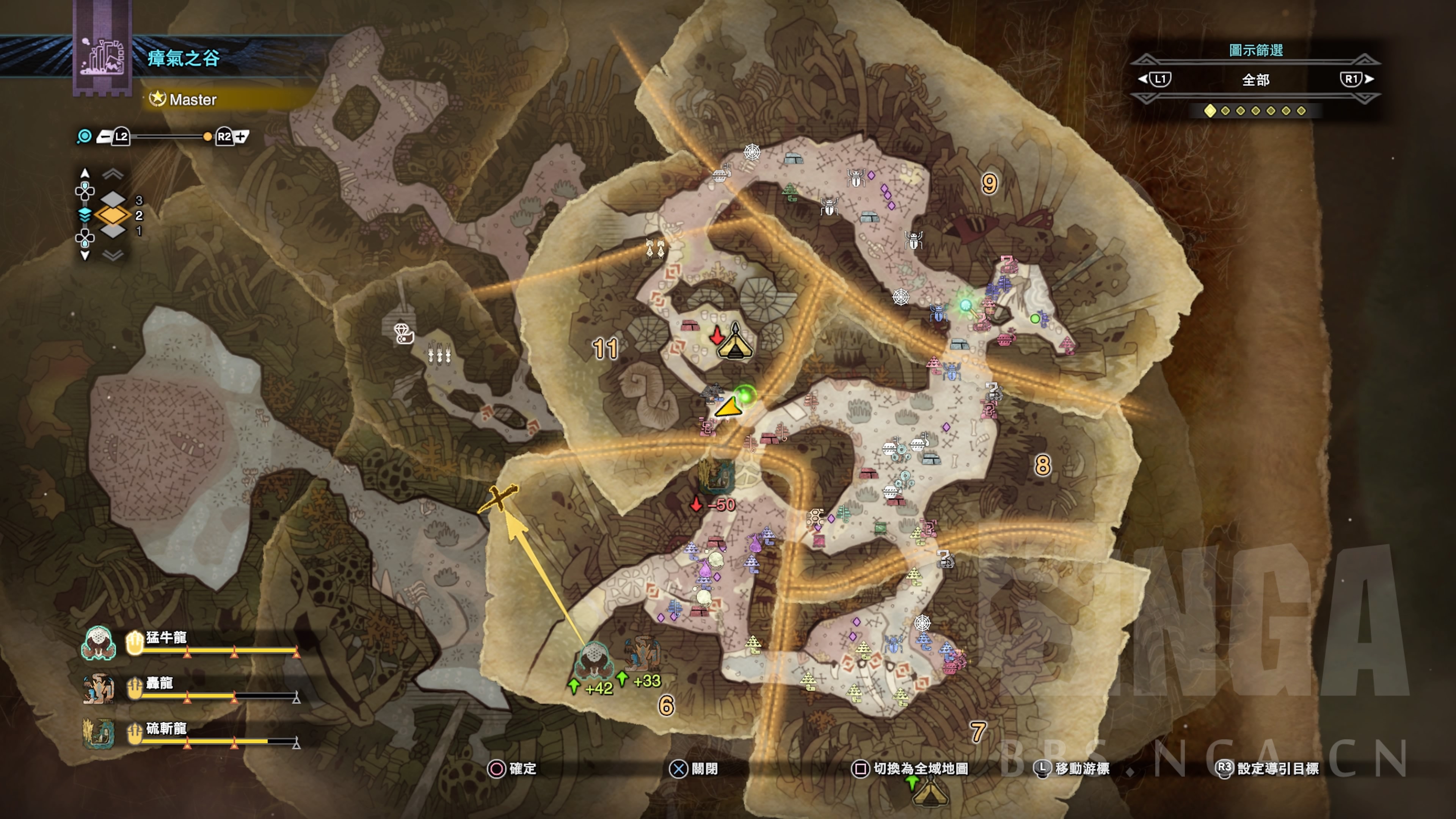 [MHWI] 60处宝物位置图文详解(解锁奖杯)图多流量党注意！附有冰原爬墙小技巧 178