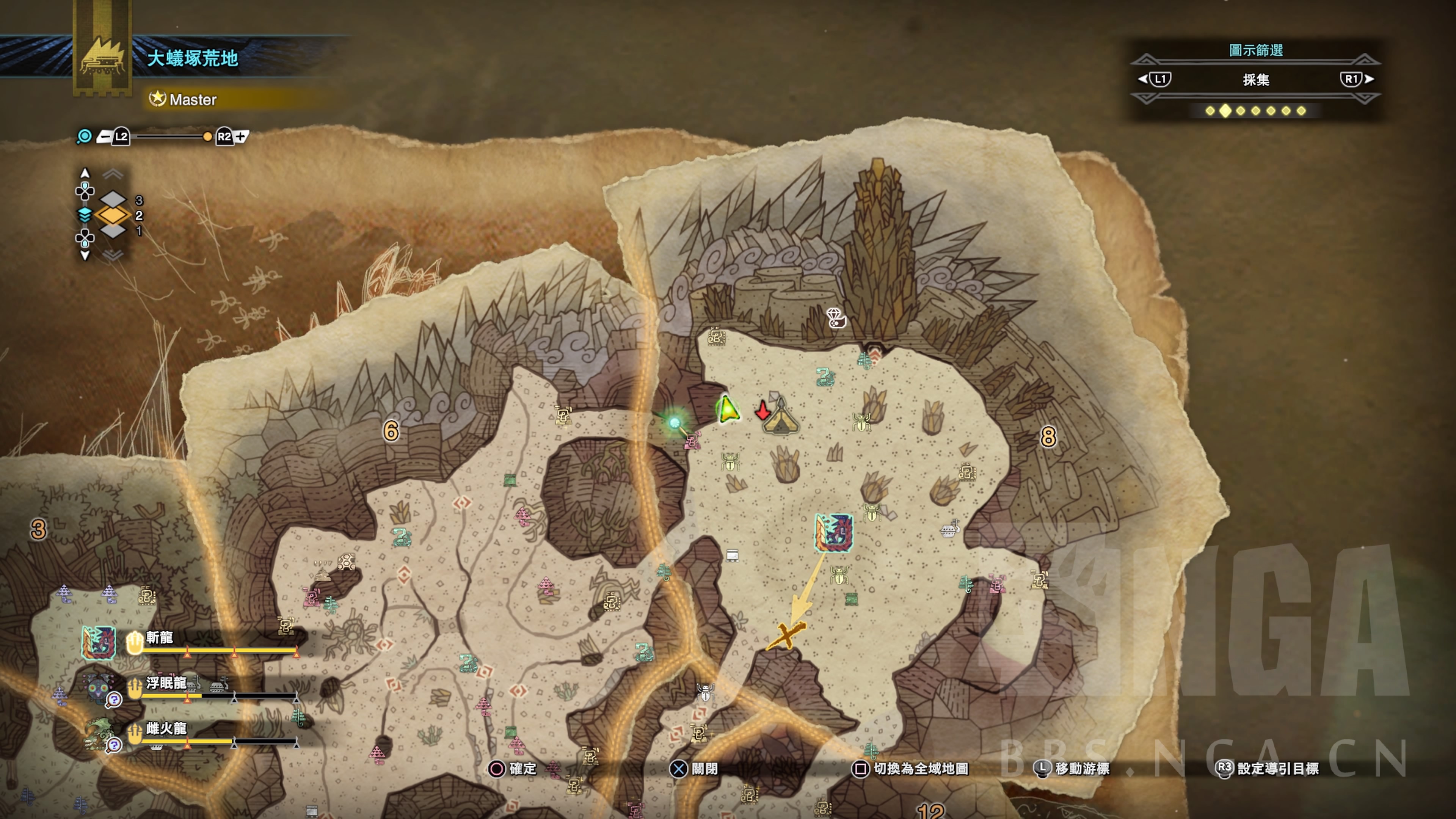 [MHWI] 60处宝物位置图文详解(解锁奖杯)图多流量党注意！附有冰原爬墙小技巧 178