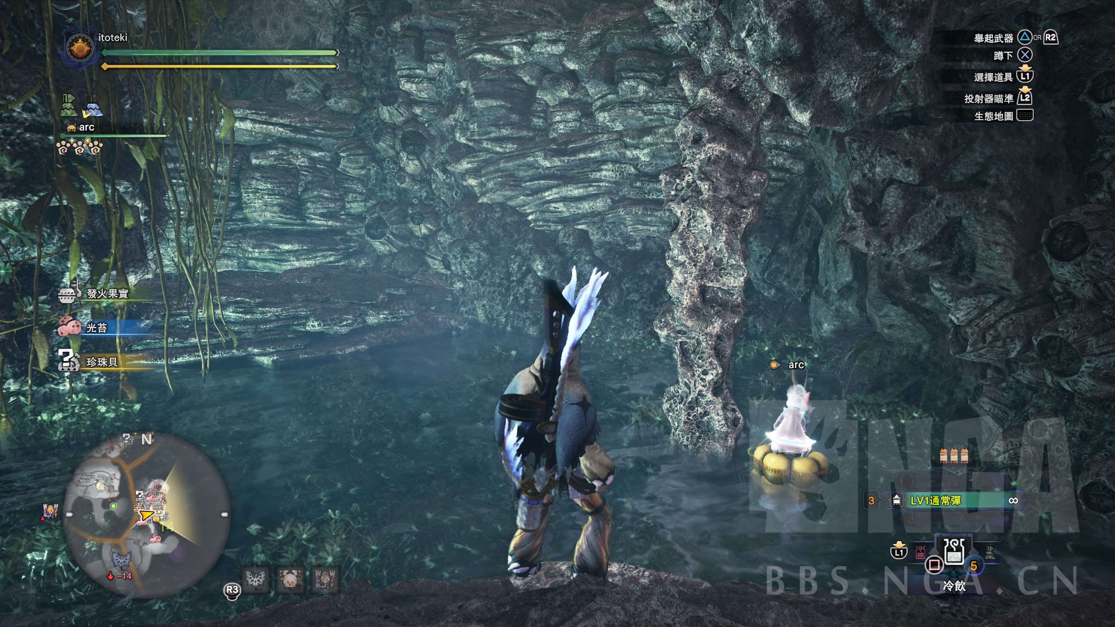 [MHWI] 60处宝物位置图文详解(解锁奖杯)图多流量党注意！附有冰原爬墙小技巧 178