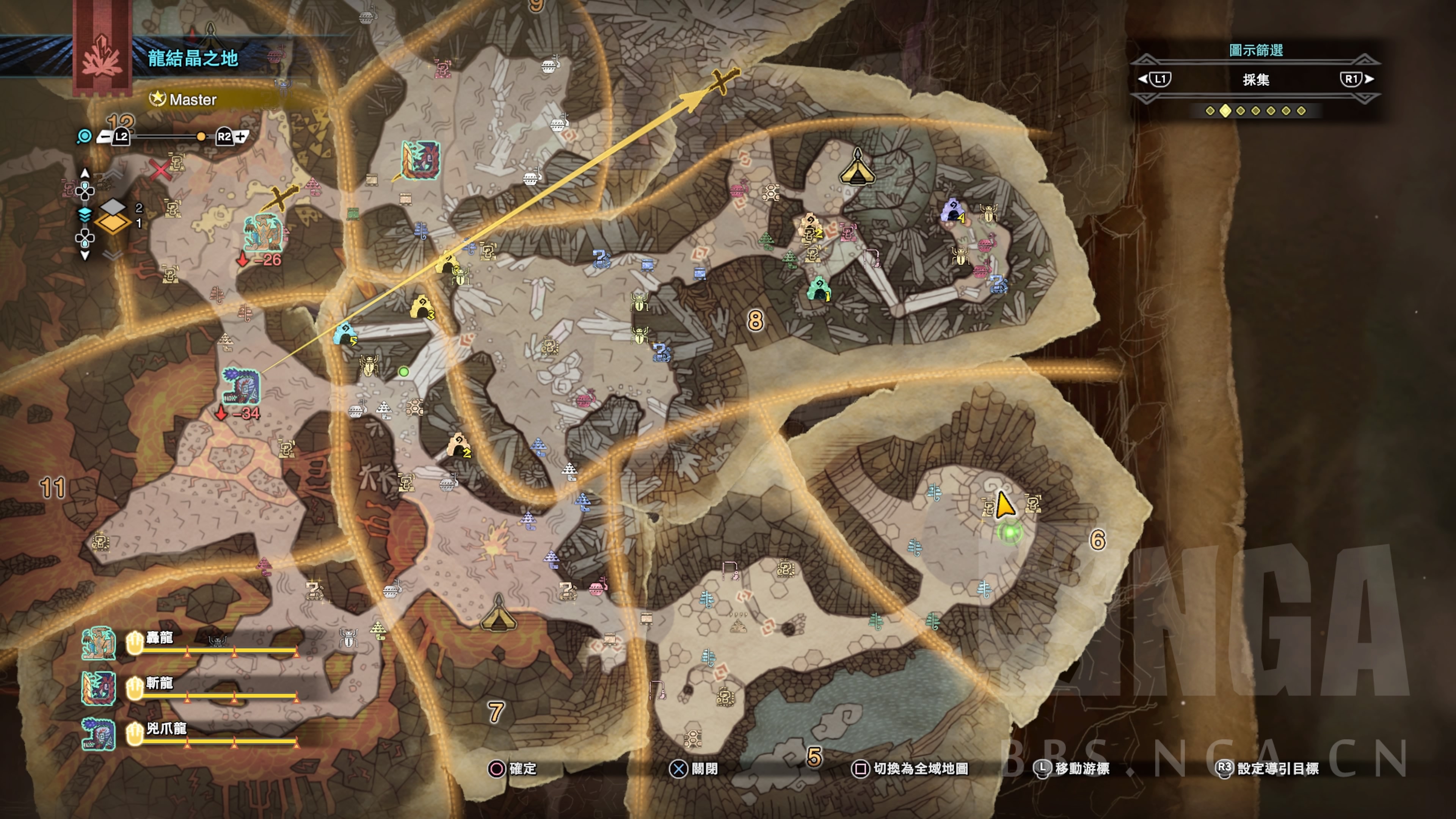 [MHWI] 60处宝物位置图文详解(解锁奖杯)图多流量党注意！附有冰原爬墙小技巧 178