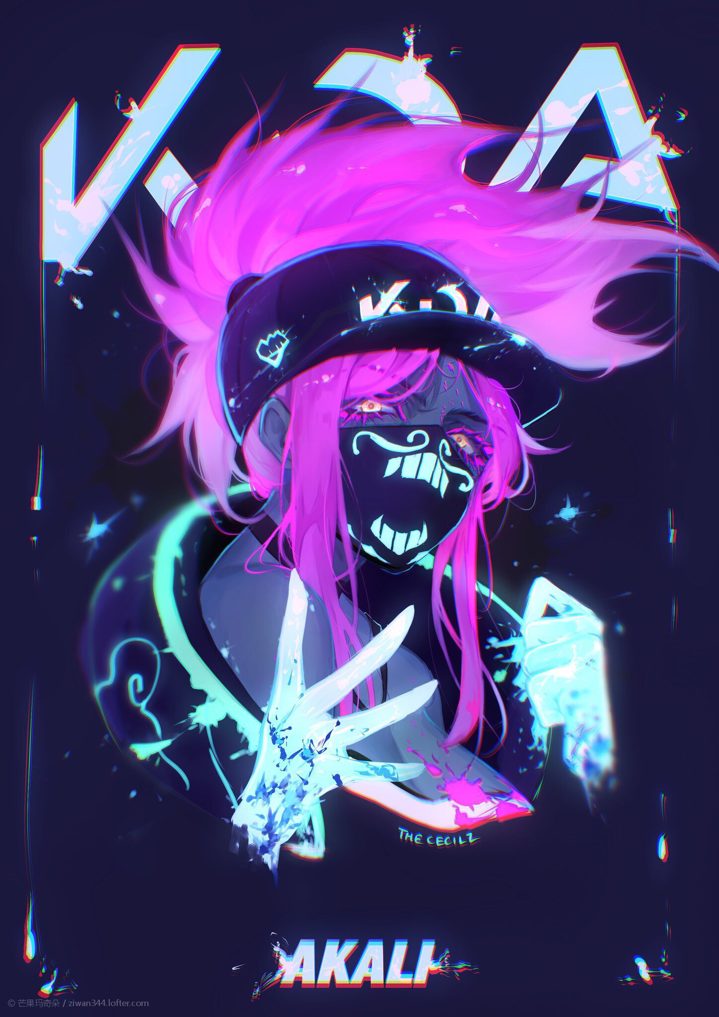 [游戏本体/玩法/周边]大佬们求KDA阿卡丽的手机壁纸 NGA玩家社区