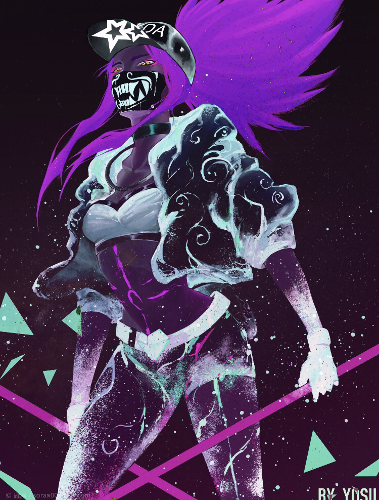 [游戏本体/玩法/周边]大佬们求KDA阿卡丽的手机壁纸 NGA玩家社区